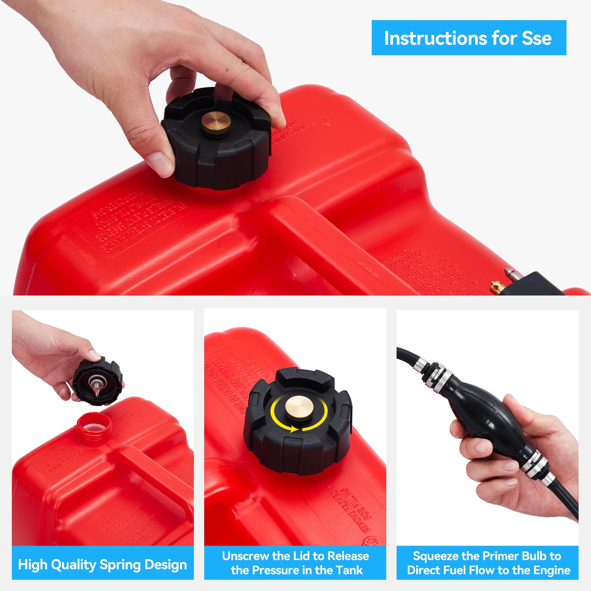 Mua GAOMON Marine Fuel Tank, 3-Gallon Outboard Marine Portable Fuel ...