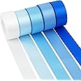 Amazon.com: Mayreel Blue Satin Ribbon 1 Inch Blue Ribbon for Gift ...