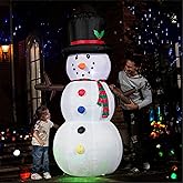 Amazon.com: FunFanso 11FT Christmas Inflatable Santa Claus Fishing on ...