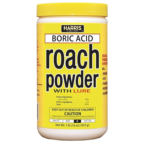 Harris Boric Acid Roach Killer Powder with Lure, 16oz in Oman | Whizz