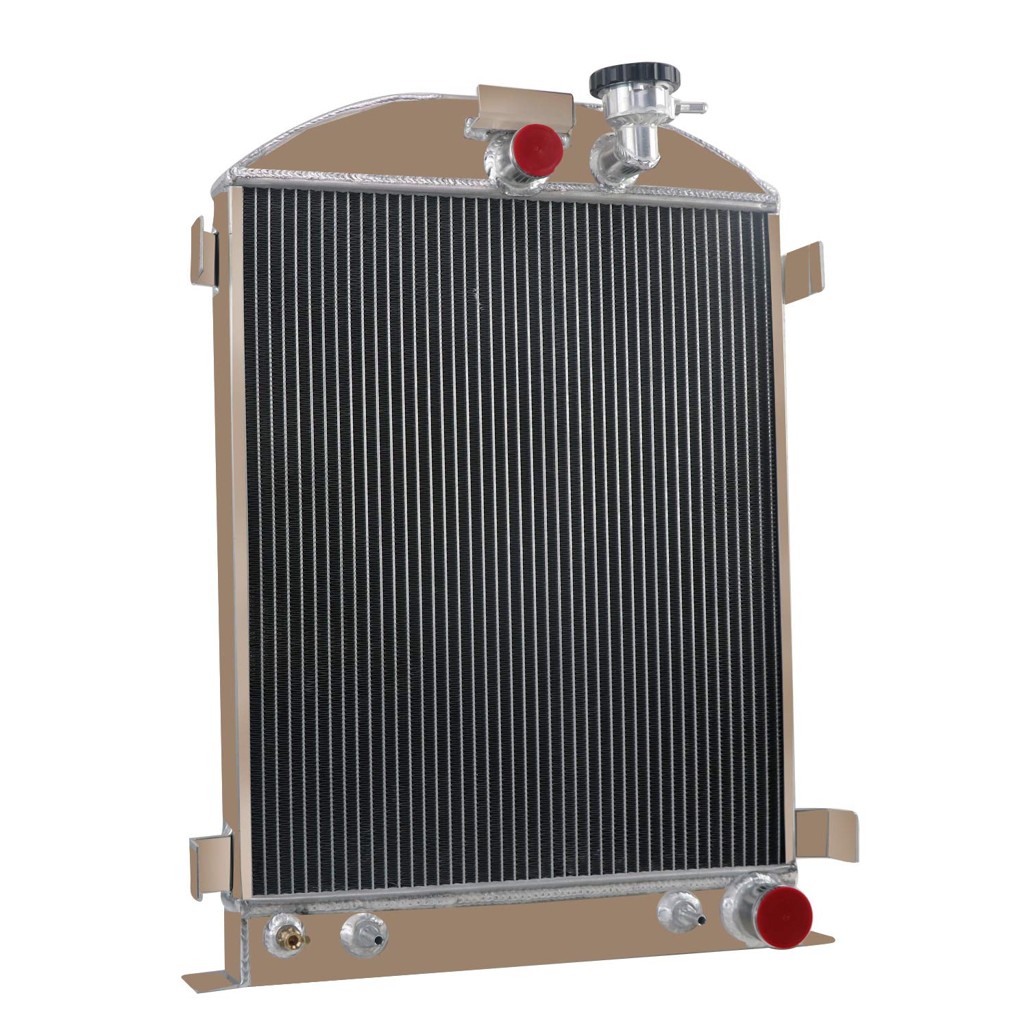ALLOYWORKS 60mm 4 Row All Aluminum Radiator For 1928-1939 Ford Model ...