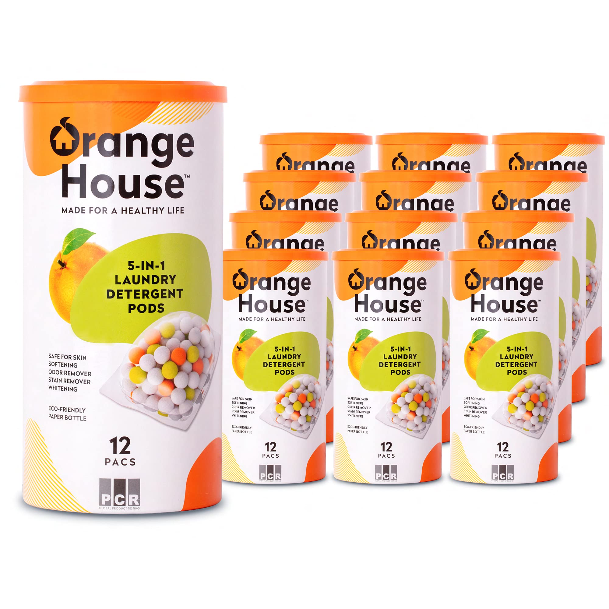 Mua Orange House Laundry Detergent Pods, Natural Orange Oil, Plant ...