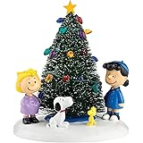 Amazon.com: Department 56 Peanuts Christmas Canine Figurine, 3 inch ...