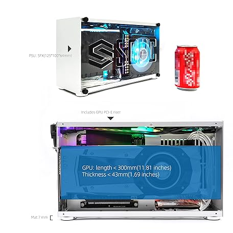 Mua SGPC Itx Mini Case - K49(Aluminum)/Upgraded Version of K55,Full ...
