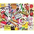 Amazon.com: White Mountain Junk Drawer 1000 Piece Puzzle Fun Collage ...