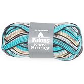 Amazon.com: Patons Kroy Socks Yarn - (1) Gauge - 1.75 oz - Muslin - For ...