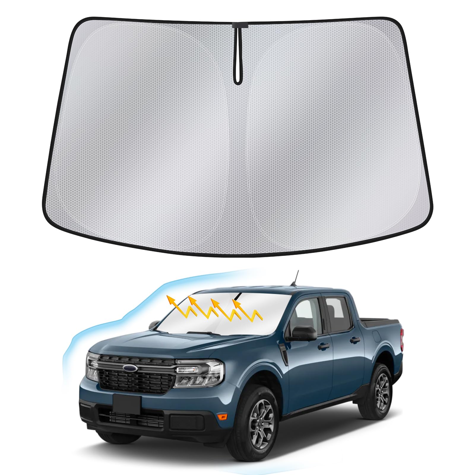 Windshield Sun Shade for Nissan Pathfinder 2022-2024, Upgraded Nano ...