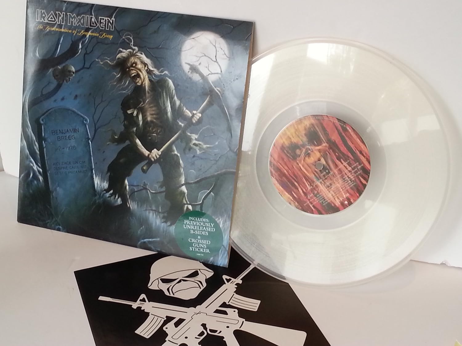 IRON MAIDEN the reincarnation of benjamin breeg, vinyl LP - IRON MAIDEN