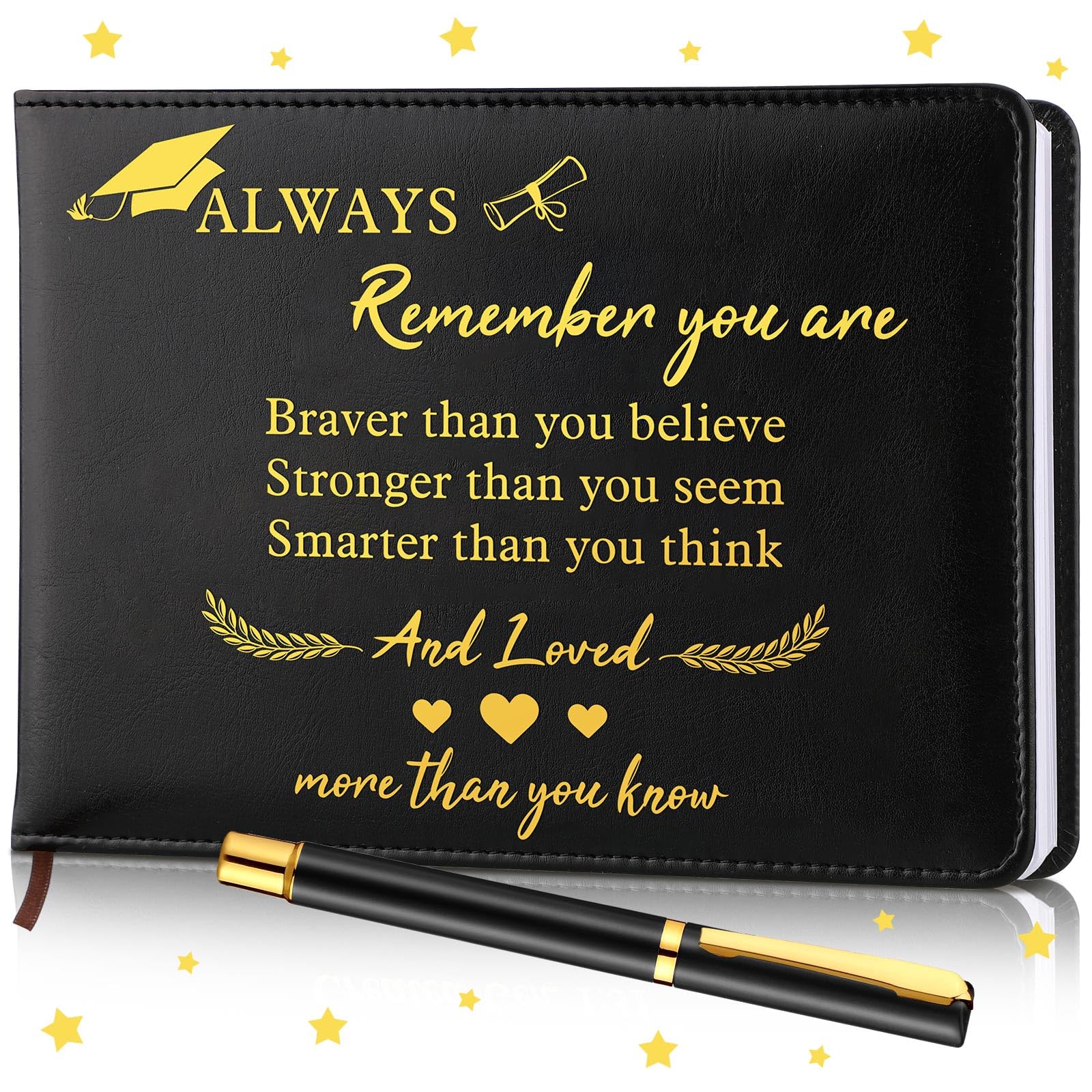 Geyoga 2025 Graduation Guest Book with Pen Graduation Guest Book Class ...