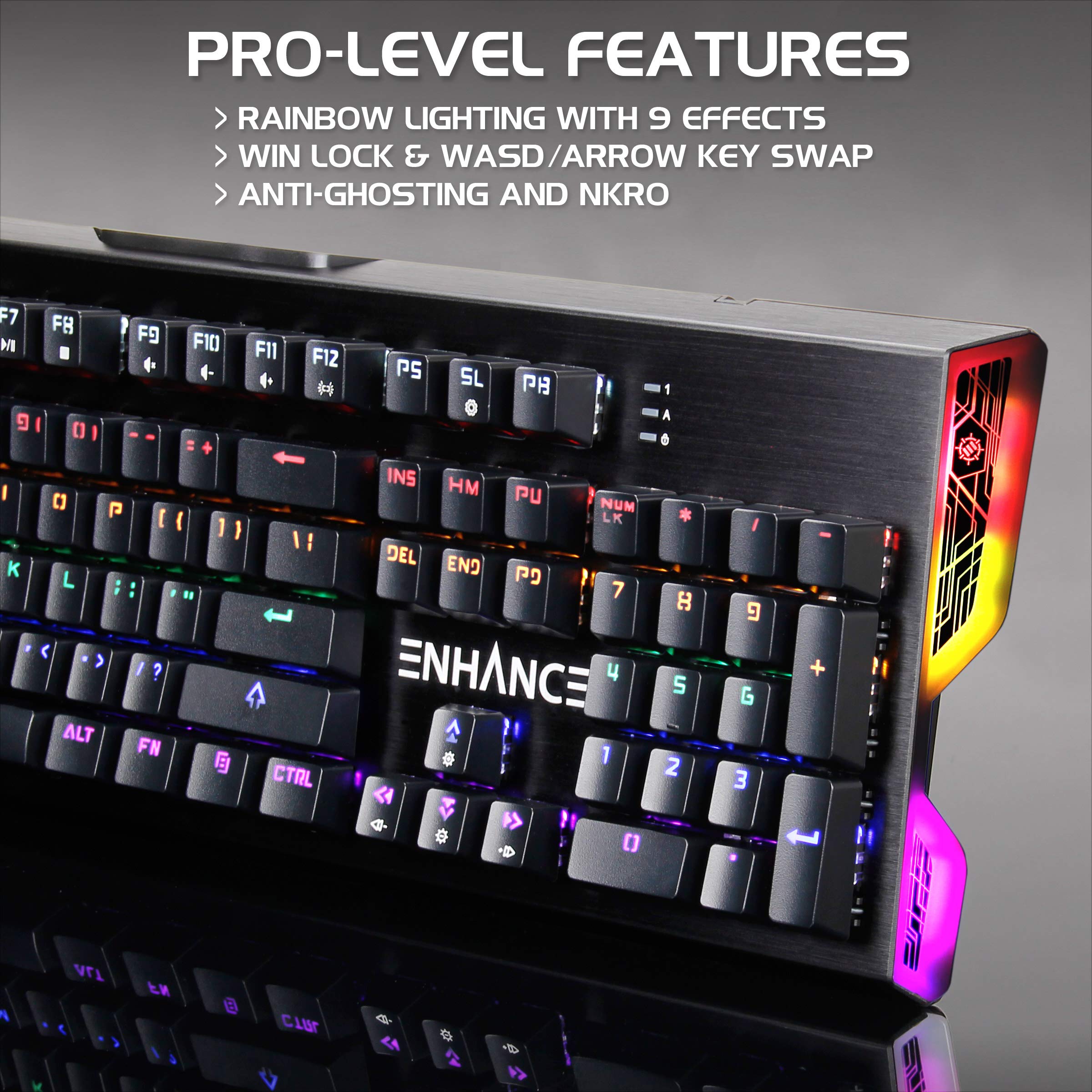 Mua ENHANCE Pathogen Gaming Keyboard - Blue Switch Mechanical Keyboard ...