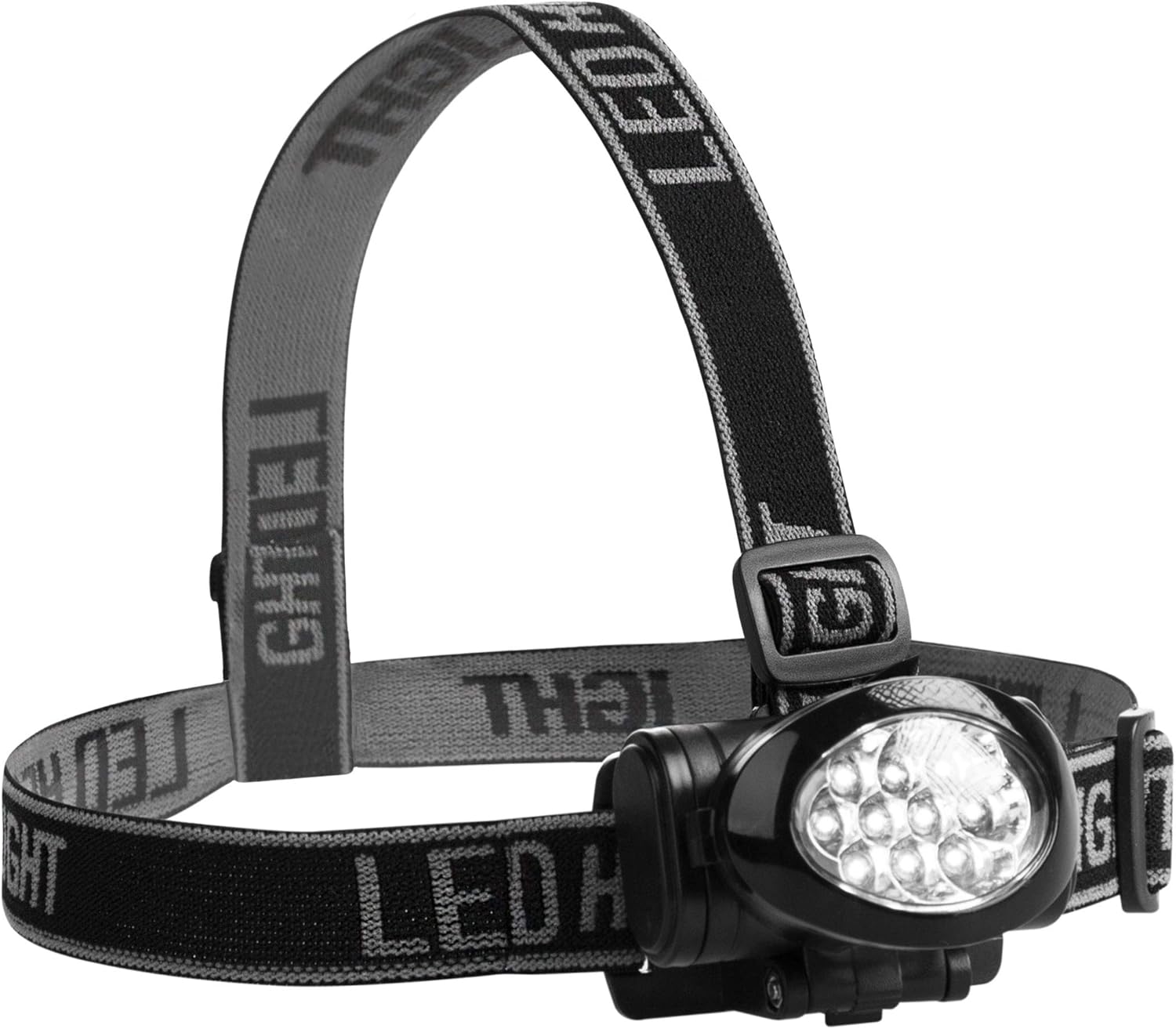 Ultrasport Lampada da fronte 10 LED, luce fronte multifunzione, lampada ...