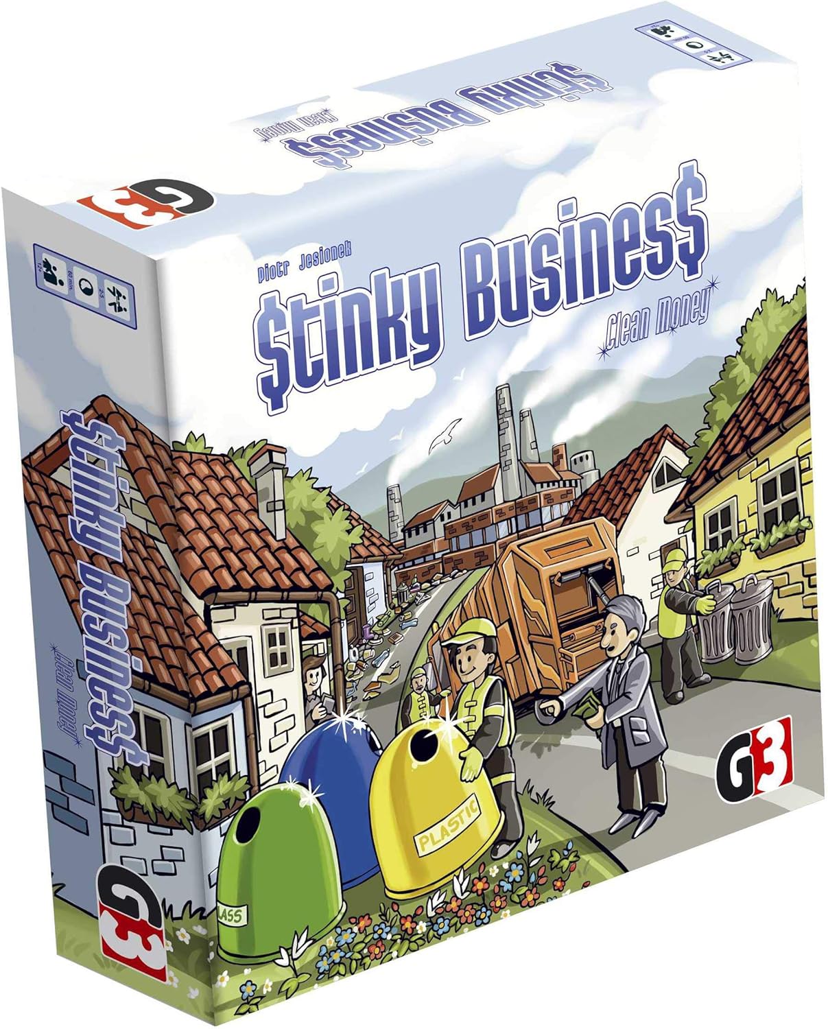 G3 Game 105747 German/English/Polish Stinky Business Board Game – BigaMart