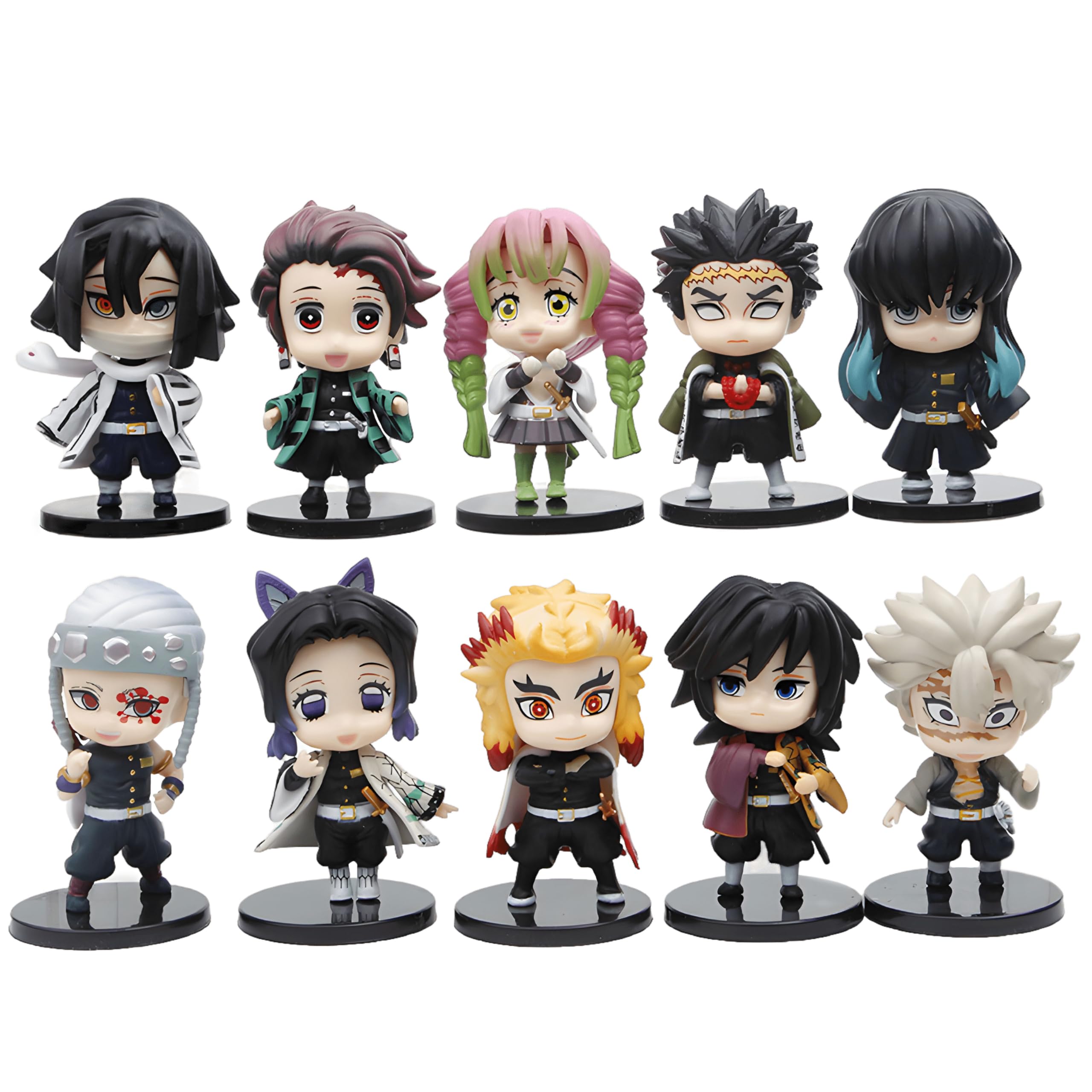 Mua PADINHY 5 Pieces of Demon Monster Slayer PVC Figurine Model Doll ...