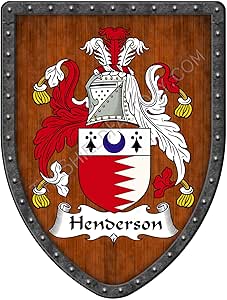 Amazon.com: Henderson Family Crest Custom Coat of Arms, Family Ancestry ...