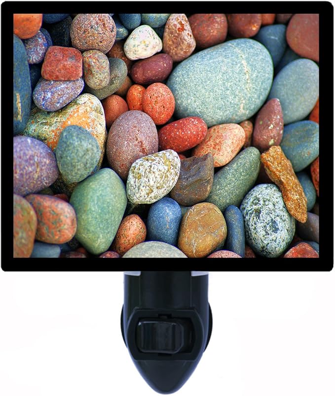 Amazon.com: Stones Night Light, Superior Stones, Colorful Rocks ...