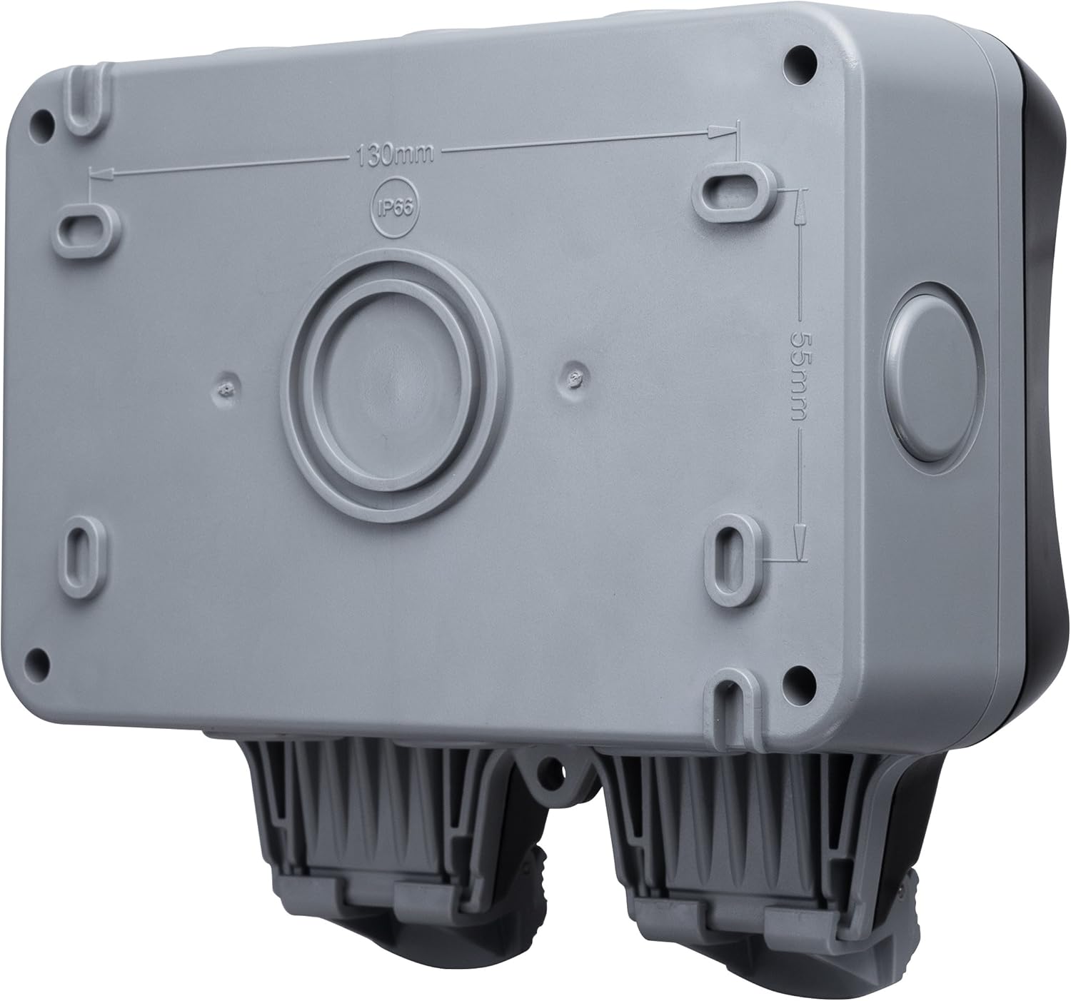 Masterplug WP22 13amp 2 Socket Weatherproof IP66 Outdoor Switched ...