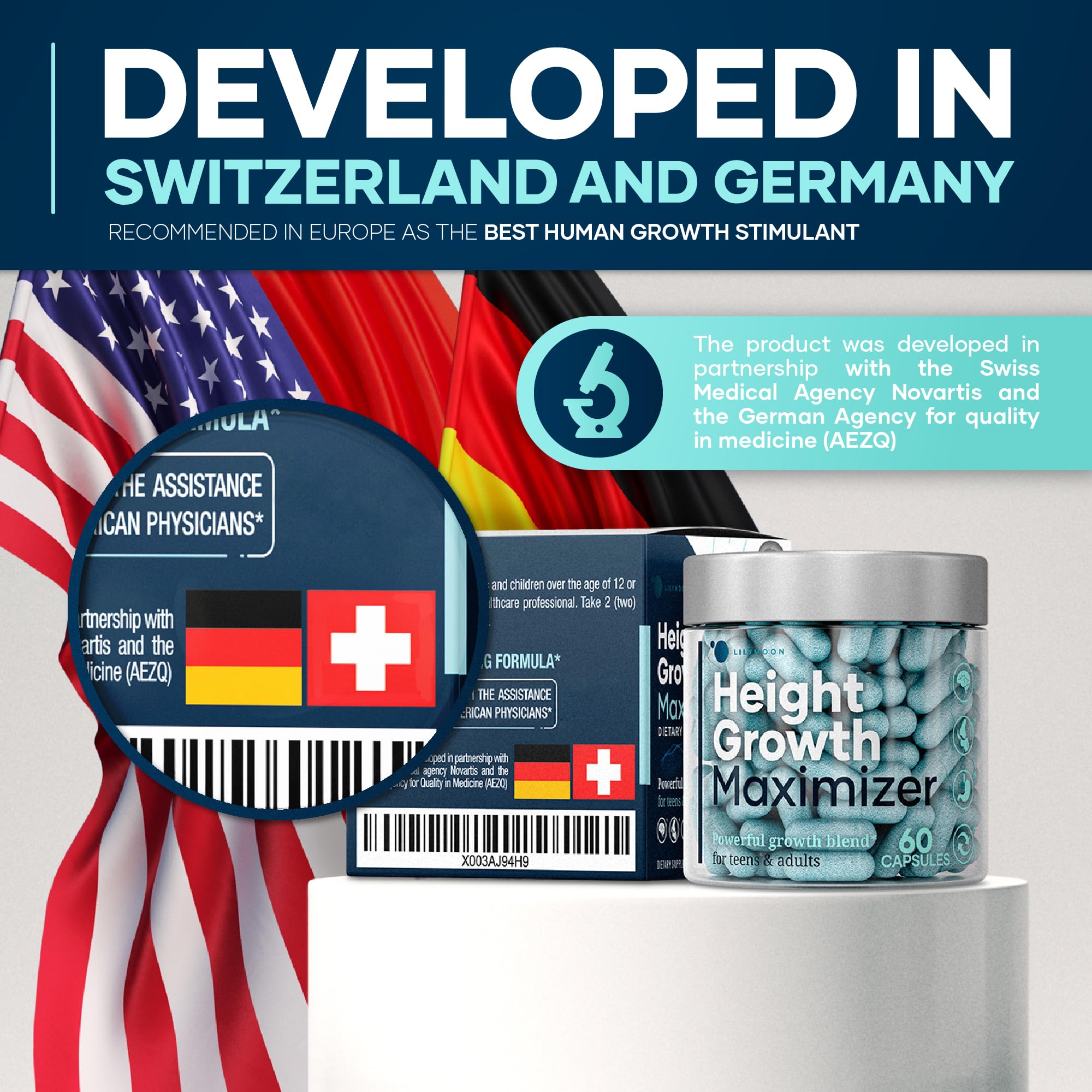 Mua LILYMOON Height Growth Maximizer - Made in USA - Premium Height Growth Supplement for Kids ...