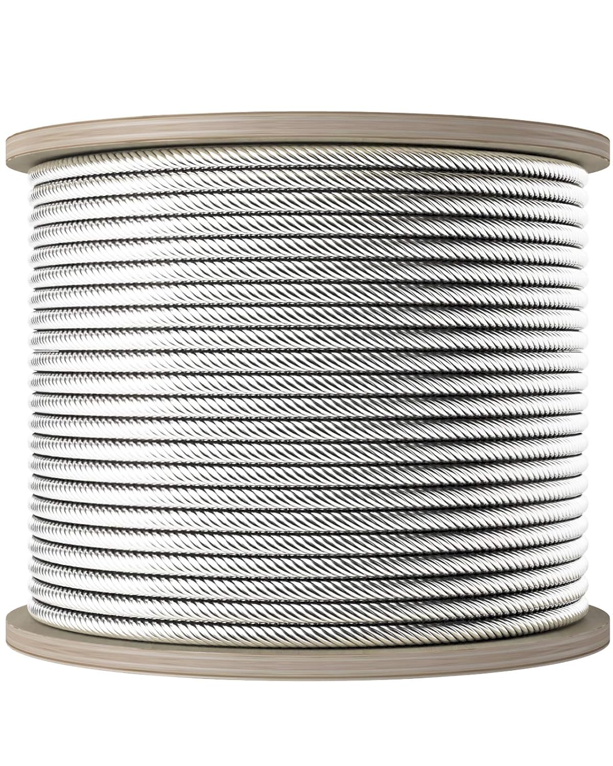 LuckIn 1/4 Inch Steel Cable, 300FT Vinyl Coated Cable, Galvanized Steel ...