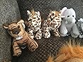 Amazon.com: Playscene Suede Jungle / Zoo Animals, Assorted Suede Plush ...
