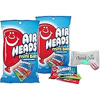 Amazon.com : Airheads Mini Candy Bars | Assorted Flavors, Chewy Fruit ...