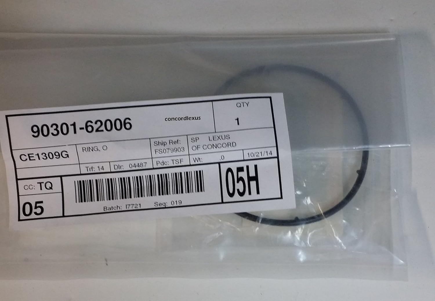 Amazon.com: Toyota 90301-62006, Engine Oil Pump Gasket: Automotive