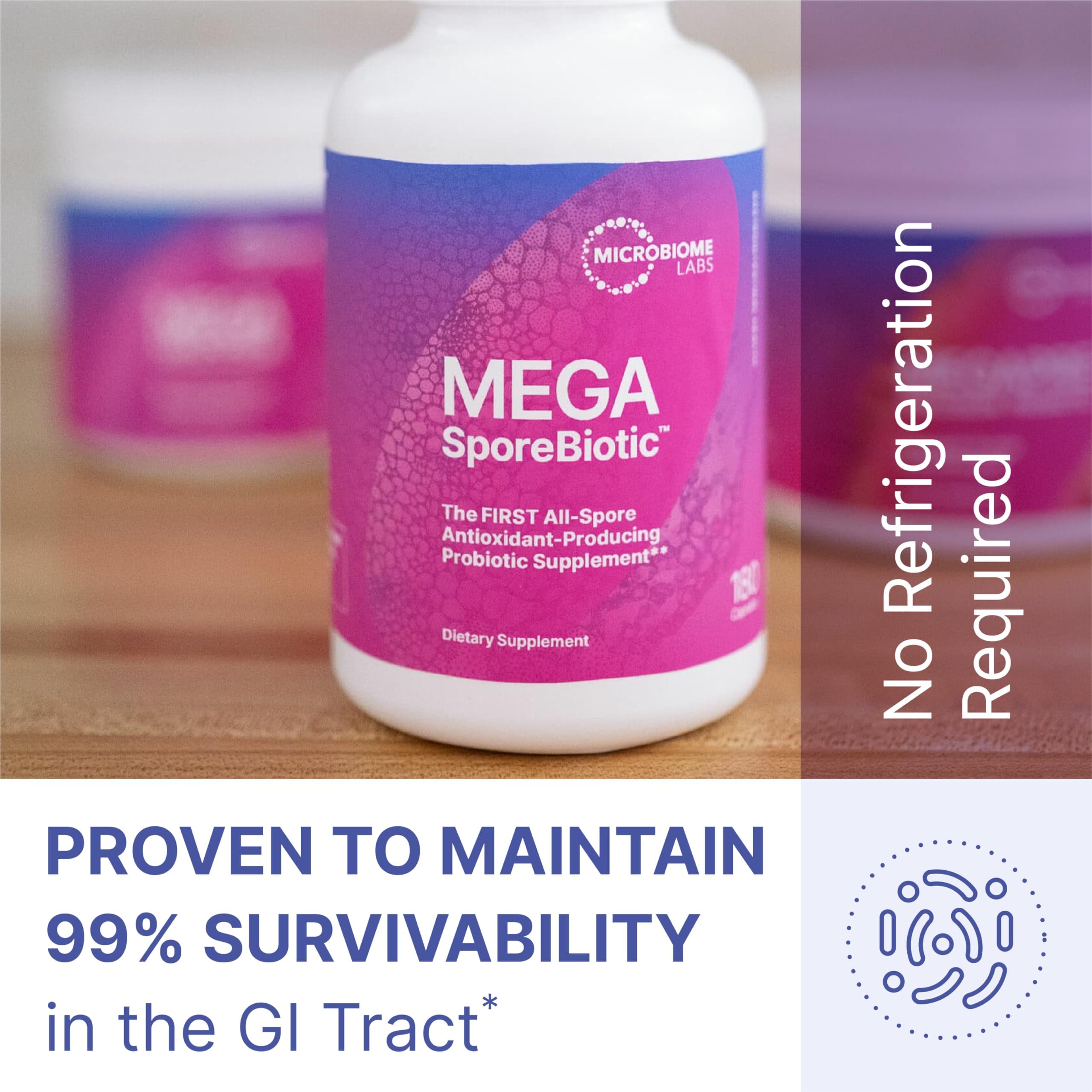 Mega-sporebiotic Spore-Based Probiotic Supplements for Digestive Health ...