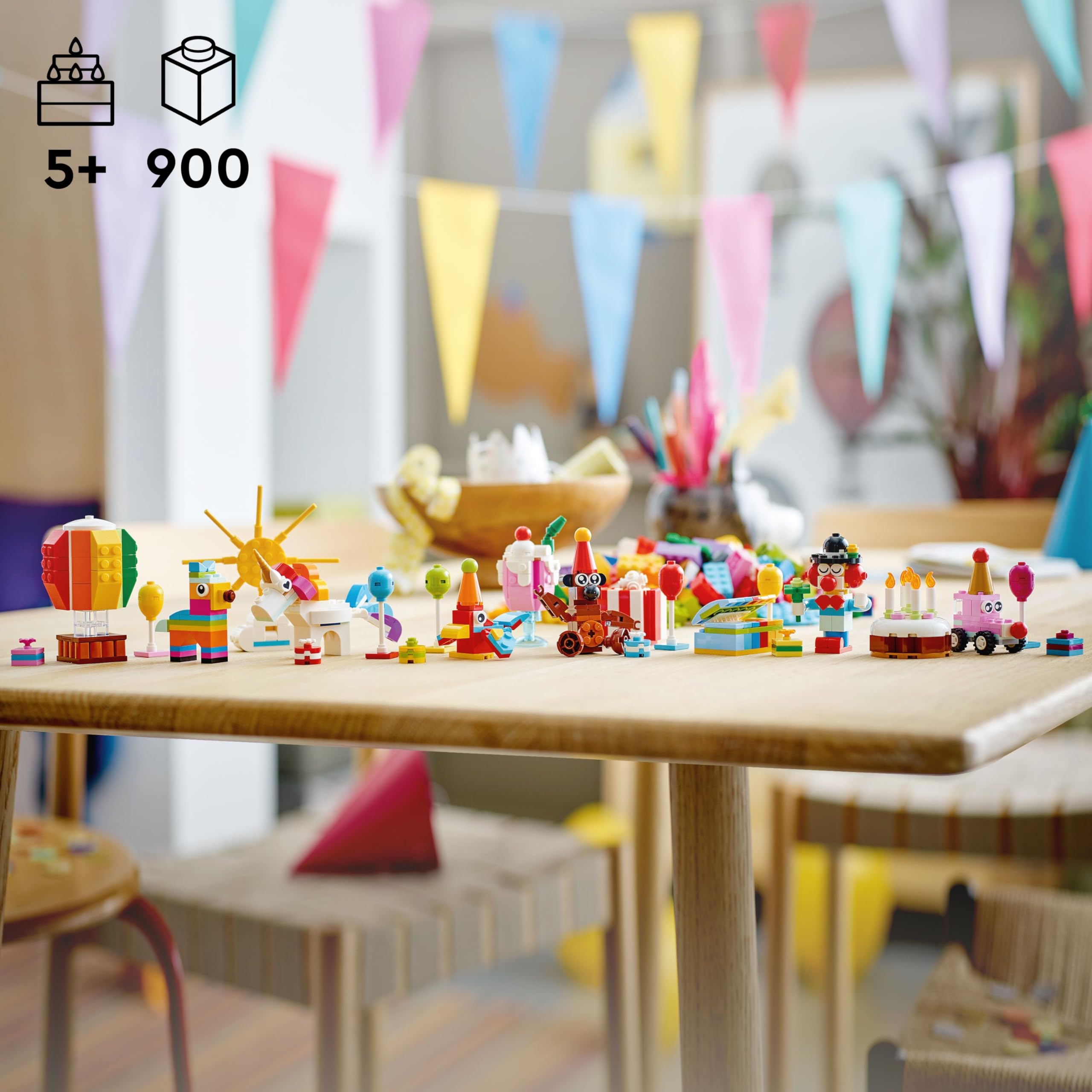Mua LEGO Classic Creative Party Box Bricks Set 11029, Family Games to ...