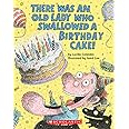 Amazon.com: There Was an Old Lady Who Swallowed a Birthday Cake (Board ...