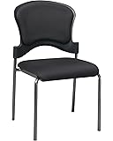 Amazon.com: Office Star Padded Coal FreeFlex Mesh Seat Visitors Chair ...