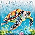 Amazon.com: 51buyoutgo Sea Turtle Cross Stitch Kits, 11 Ct Count Pre ...