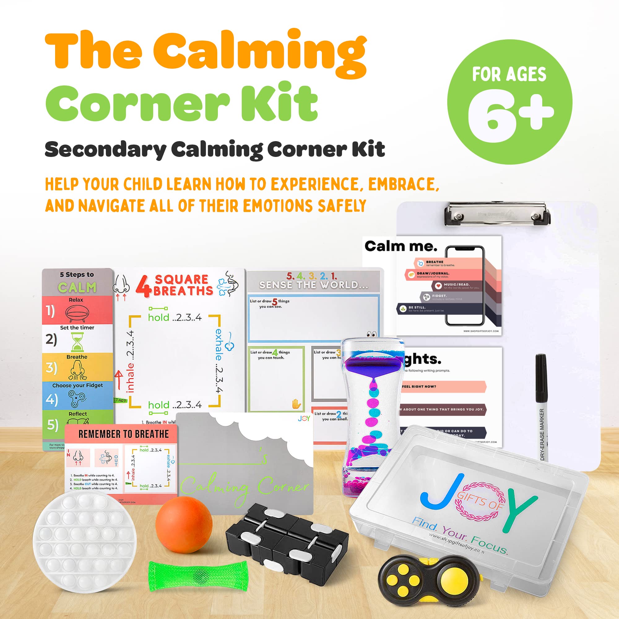 Mua Gifts Of Joy SECONDARY Calm down corner classroom kit, feelings ...