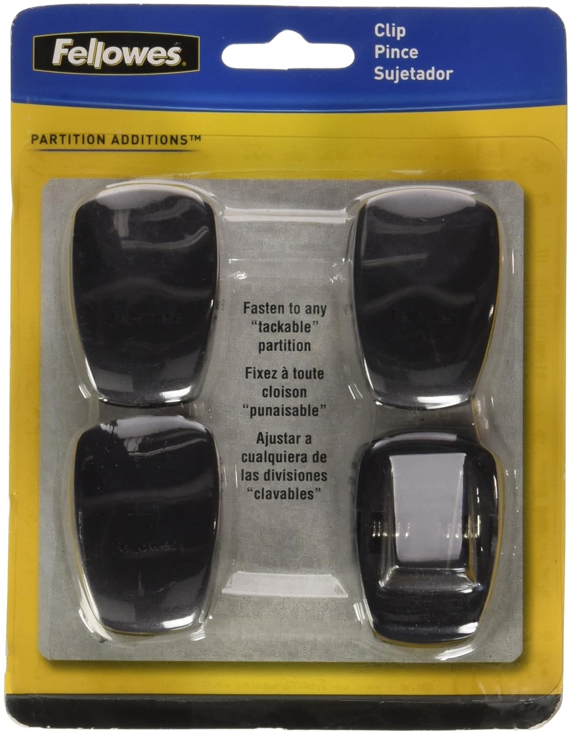 Fellowes(R) Partitions Additions™ Panel Accessories, Spring Clip, Pack ...