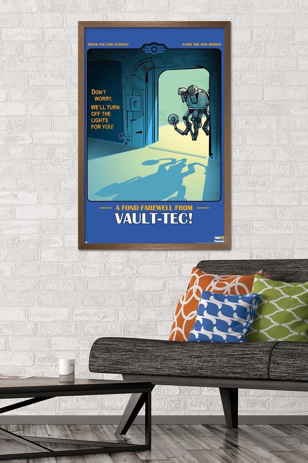 Trends International Fallout: 76 - Fond Farewell Wall Poster, 22.37" X ...