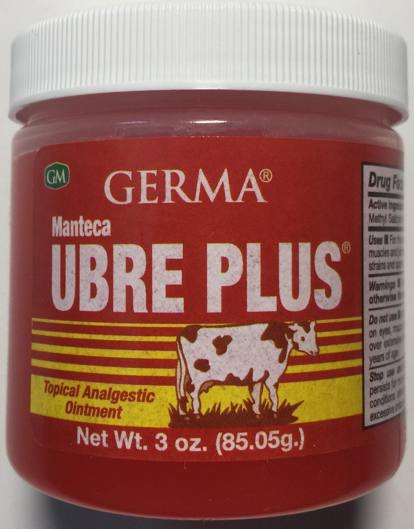 Amazon.com: Germa Manteca Ubre Plus with Tea Tree Oil 3 oz. Jar: Health ...