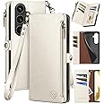 Amazon.com: XcaseBar Compatible with Samsung Galaxy S25 Plus Wallet case with Zipper Credit Card ...