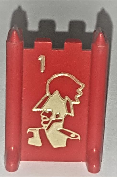 Amazon.com: Stratego 1961-1975 Vintage Game Piece: Red Marshall #1 ...