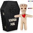 Amazon.com: VercanMonth 12 Pcs Voodoo Doll Kit Include Creepy Dolls 10 ...