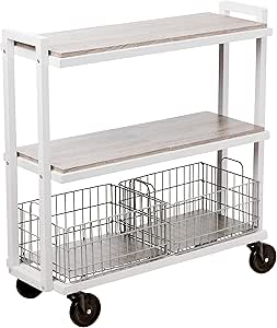Amazon.com: Atlantic Cart System 3 Tier Cart - Wide Mobile Storage ...