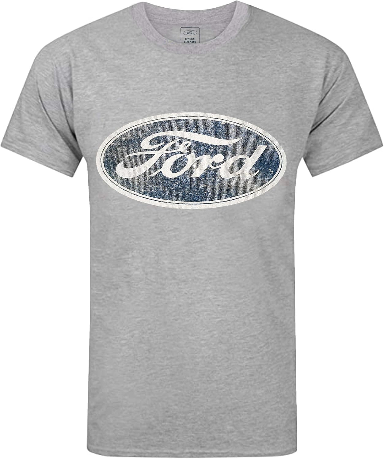 Ford Logo T-Shirt Herren graues Auto Geschenk Distressed Vintage Adults ...