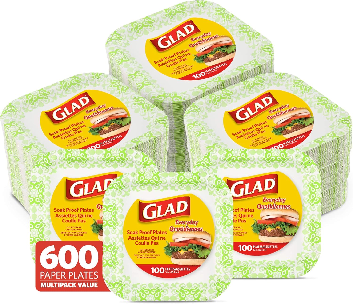 Glad Square Disposable Paper Plates For All Occasions Soak Proof Cut glad-square-disposable-paper-plates-for-all-occasions-soak-proof-cut
