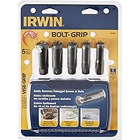 IRWIN Bolt Extractor Set for Deep Well Bolts, 5-Piece (3094001 ...