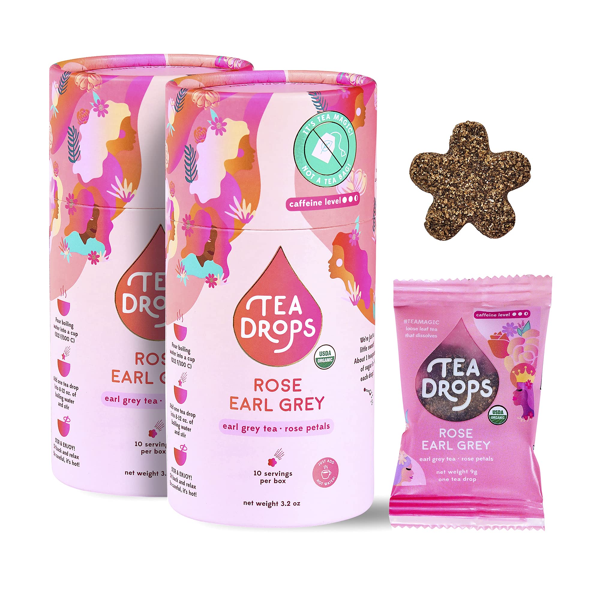 Mua Lightly Sweetened Organic Tea Bulk Box | Rose Earl Grey | Iced or ...