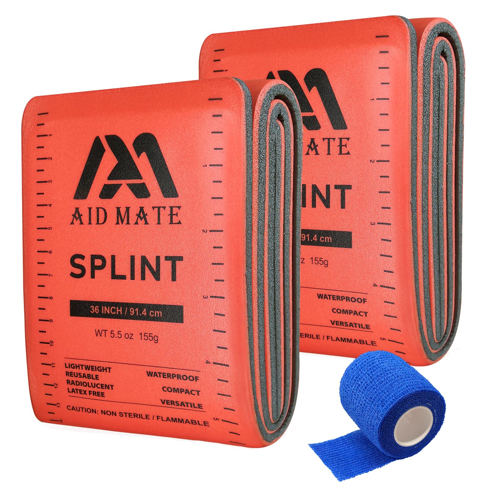 Mua AID MATE First Aid Splint 36" X 4.3",2 Pack with 1 Extra Adhesive ...