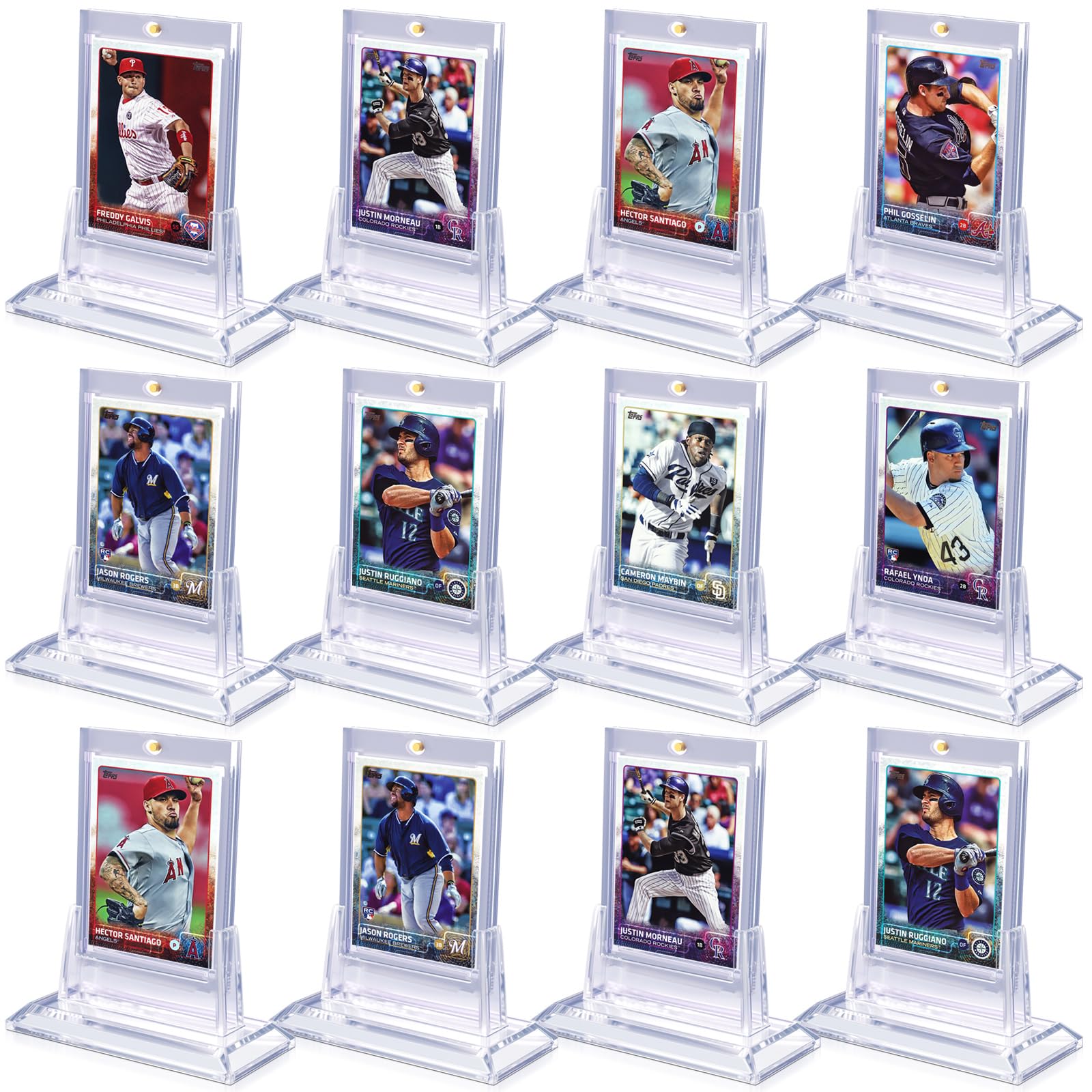 Mua Homthy 12ct Magnetic Card Holders for Trading Cards, 35pt Acrylic ...
