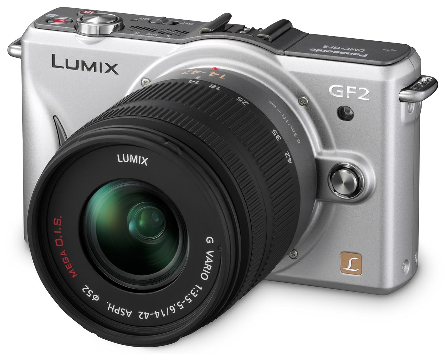 Panasonic Lumix DMC-GF2KEG-S Kit appareil photo hybride 12 mégapixels ...