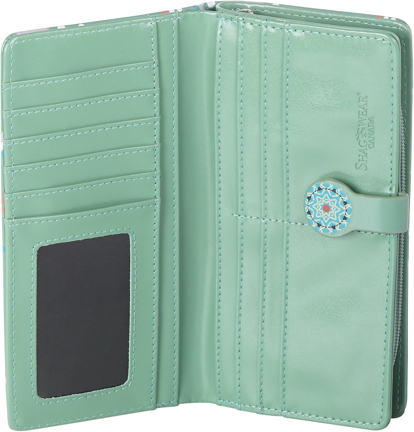 Shagwear Young Ladies Wallet, Large Purse and Designs: (Buffalo Pattern ...