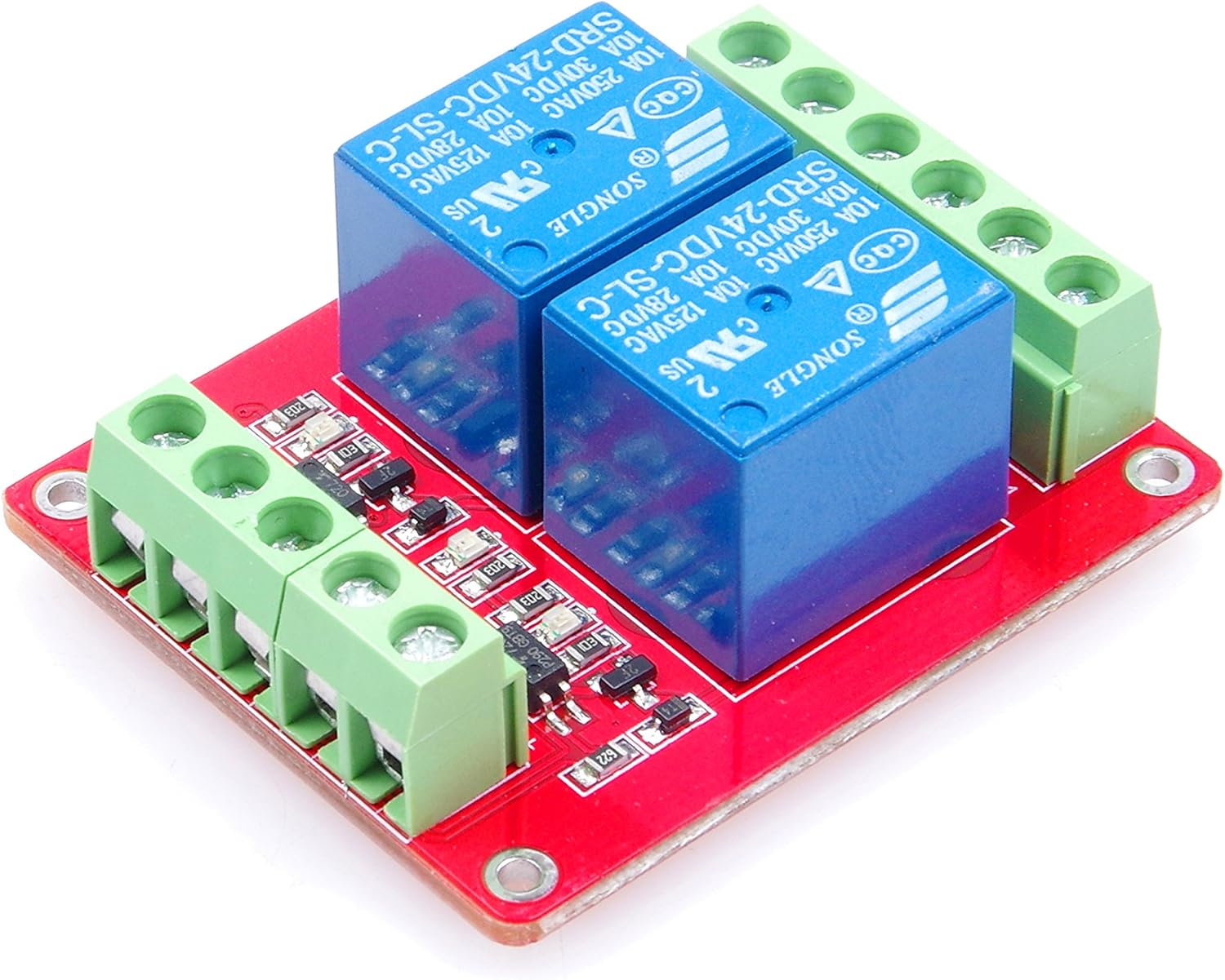 LM YN 2-Channel Relay Module Bidirectional Optocoupler Isolated High ...