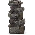 Amazon.com : Christopher Knight Home Candler Outdoor Fountain, Stone ...