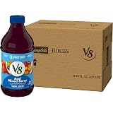 Amazon.com : V8 Blends 100% Juice Acai Mixed Berry Juice, Fruit and ...