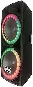 Amazon.com: Edison Professional Dual 15" Party Speaker System with 6000 ...